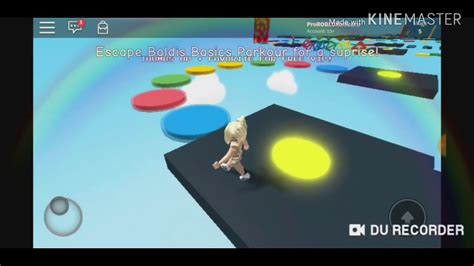 Baldi Basic Obby Youtube