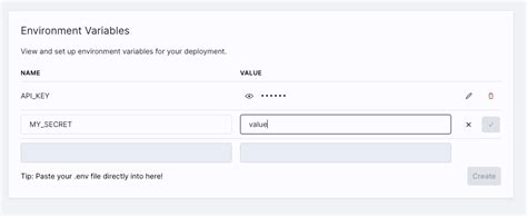 Environment Variables Convex Developer Hub