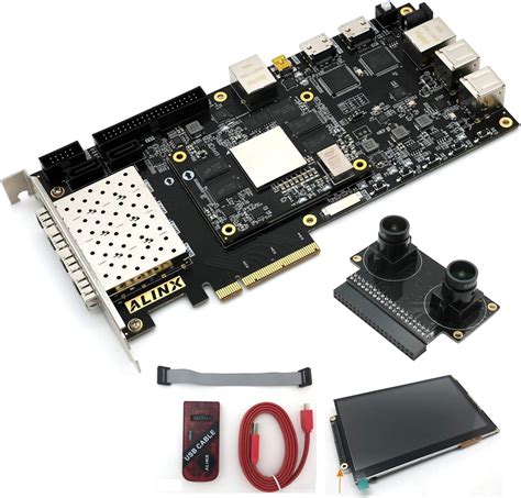 ALINX Brand Xilinx Zynq 7000 ARM Kintex 7 FPGA SoC Development Board Zedboard 7035 7100 4 SFP 2
