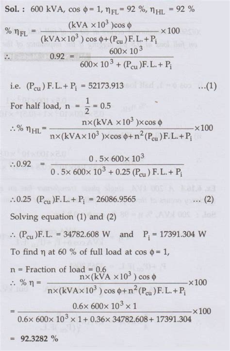 Efficiency Of A Transformer Single Phase Transformer