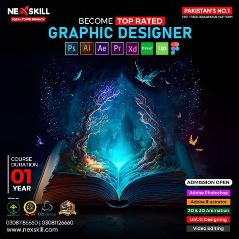 Nexskill 📢🎨 Become A Professional Graphic Designer ‼ 👉join Our Comprehensive Graphic Designing