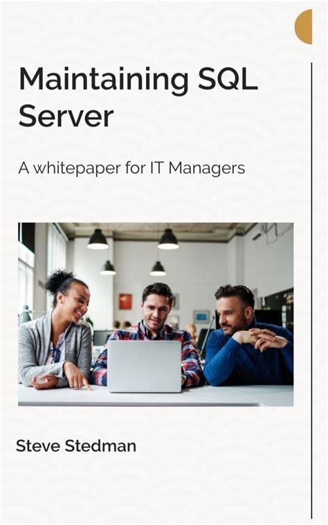 Stedman Solutions Llc On Linkedin Maintaining Sql Server A