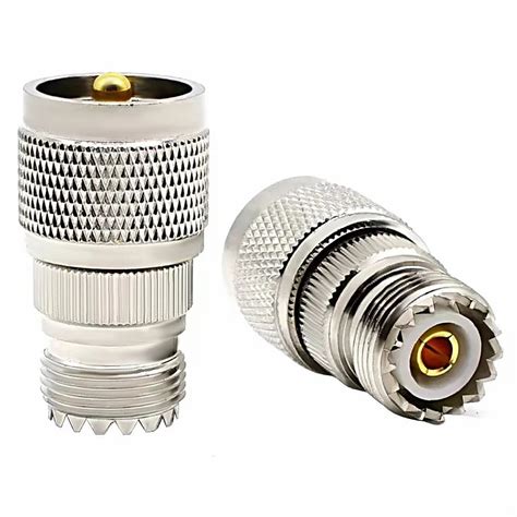 Rf Coaxial Uhf Male To Uhf Female Rf Adapter Connector Uhf Male To