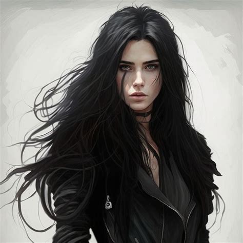 Pin By Tea Parker On Posing Ideas Dark Hair Character Portraits