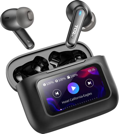 Tozo New Colorpods Wireless Earbuds With Touch Screen Active Noise