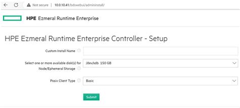 Manually Install And Configure Hpe Ezmeral Runtime Enterprise 56x Hpe Ezmeral Runtime
