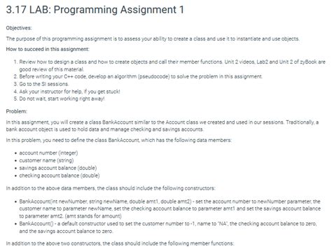 Solved 317 Lab Programming Assignment 1 Objectives The