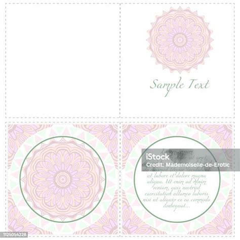 만다라의 패턴과 빈티지 카드입니다 꽃 장식입니다 이슬람 아랍어 인도 오스만 제국의 모티브입니다 플라이어 또는 안 내장 카드 디자인에 대 한 템플릿입니다 벡터 일러스트 레이