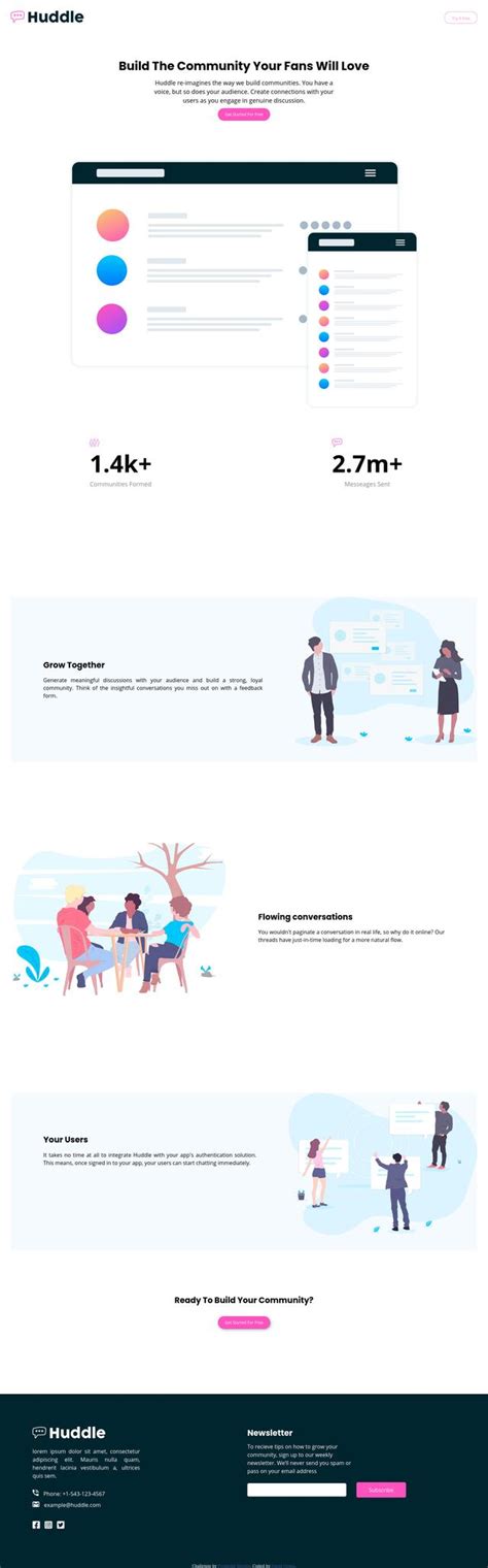 Frontend Mentor Mobile First Site Using Html Css And Bem Coding Challenge Solution