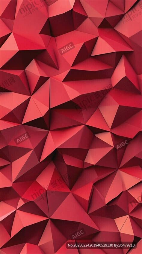 Ai创作图立体感红色背景 红色立体背景 立体红色背景 红黑立体背景钻石色彩 枚红色几何背景 红色立体质感花纹 红色质感立体元素 红色低多边形背景 创意红色几何背景 红色晶格背景 前卫风格立体感