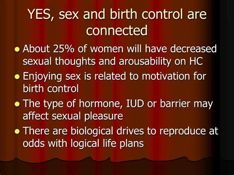 PPT Sex And Birth Control Are They Connected PowerPoint Presentation ID 2728380