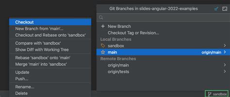 Manage Git Branches WebStorm Documentation Manage Git Branches WebStorm Documentation