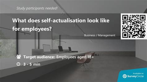 Self Actualisation At Work Rsurveycircle