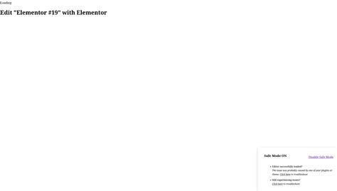 error loading edit elementor r elementor
