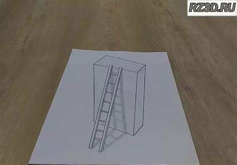 Как нарисовать 3д рисунок на бумаге карандашом 86 фото