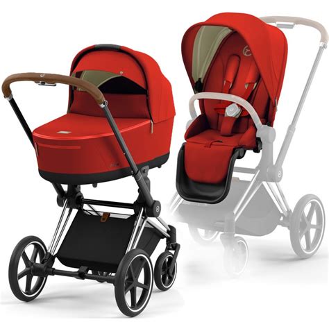 Cybex Priam 4 0 Коляска 2 в 1 Autumn Gold Шасі Chrome Brown 2022 Р