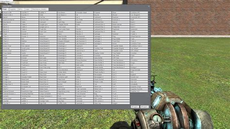 Old Garrys Mod Style Spawn Menu Rgmod