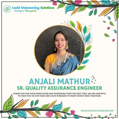 lucid outsourcing solutions pvt ltd on linkedin success team tester workanniversary