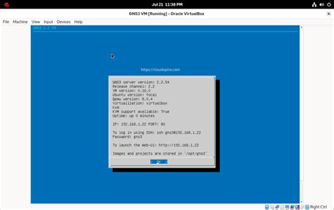 How To Run Gns3 Vm On Oracle Virtualbox Cloudspinx