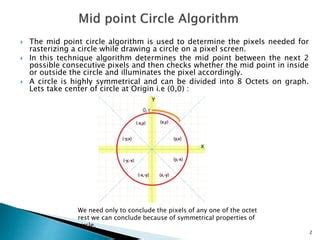 Circle Algorithm Pptx Science