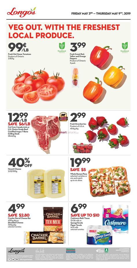 Longos Ajax Boxgrove Guelph Mt Pleasant And Stouffville Flyer May 3 To 9