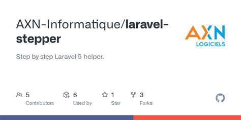 github axn informatique laravel stepper step by step laravel 5 helper
