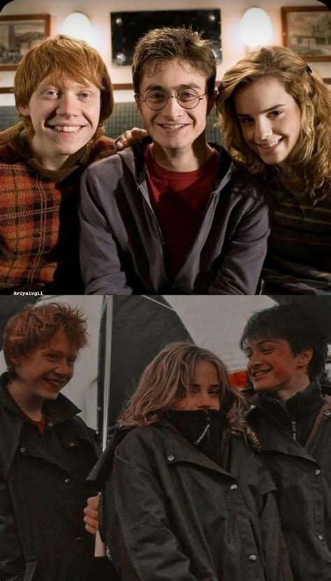 Harry Potter Hermione Granger And Ron Weasley