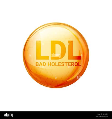 Bad HDL Cholesterol Icon Blood Vessel Density Vector High Cholesterol Level Stock Vector Image
