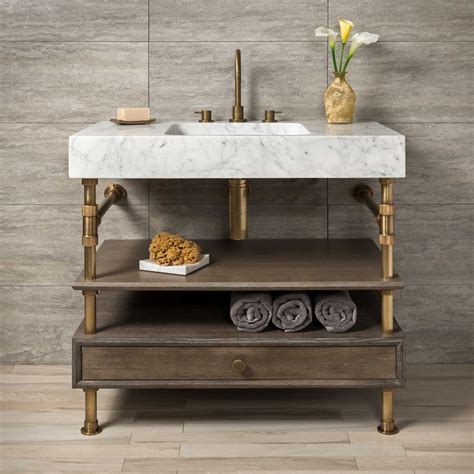 Elemental Console Sink 36 Stone Forest Modular Bath Systems
