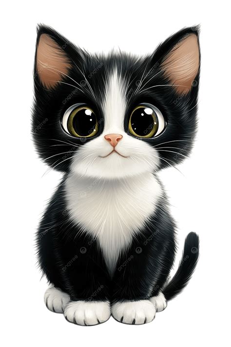 새끼 고양이 만화 흑백