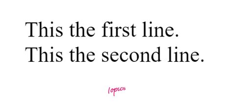 How To Add A Line Break Using Css Scaler Topics