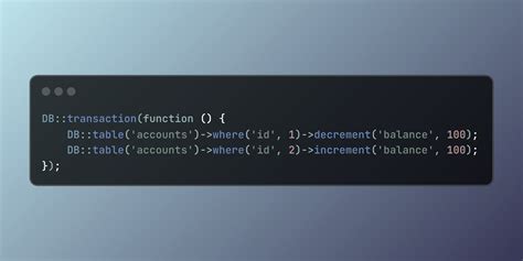 Maintaining Data Consistency With Laravel Database Transactions
