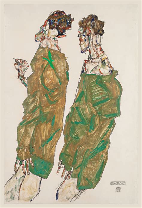 무료 이미지 무늬 두 삽화 그림 오스트리아 미술 Publicdomain 표현주의 스케치 Egonschiele 아르누보 비엔나 활동 의상 디자인