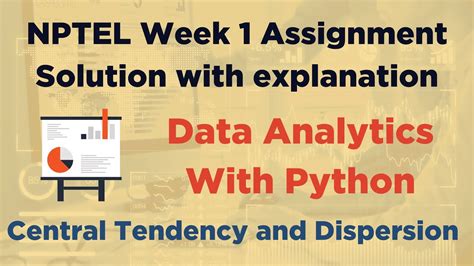 Nptel Data Analytics With Python Week 1 Assignment Solution With