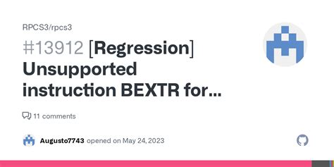 Regression Unsupported Instruction Bextr For Amd Fx Cpus · Issue 13912 · Rpcs3rpcs3 · Github