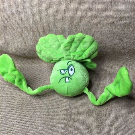 Plants Vs Zombies Plush Pvz Bonk Choy Green Plant Bendable Arms 2017