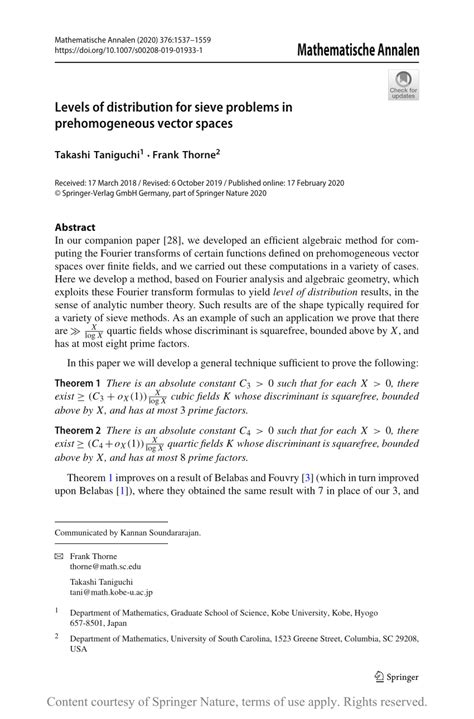 Levels Of Distribution For Sieve Problems In Prehomogeneous Vector Spaces