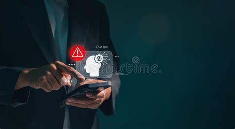 Business Man Using Artificial Intelligence Ai In The Futuristic Business On Interface Network