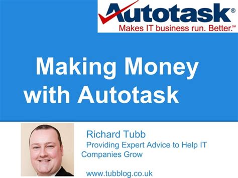 Three Examples Of Msps Making Money With Autotask Ppt