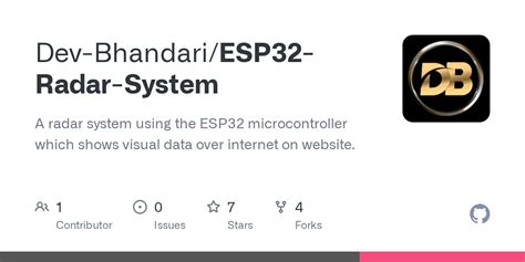 Github Dev Bhandari Esp32 Radar System A Radar System Using The Esp32 Microcontroller Which