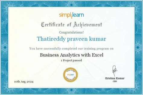 Praveen Thathireddy On Linkedin Data Analyst Course Online Data Analysis Certification Training