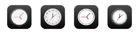 Clock Mobile App 3d Modern Icontimer And Time New Phone Application Icon 45953101 Vector Art At