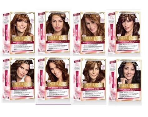 L Oreal Excellence Creme Hair Color Chart Infoupdate Org
