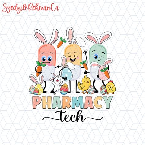 Pharmacy Tech Easter Png Pharmacy Crew Bunny Easter Png Pharmacist