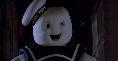Stay Puft Cartoon Walking Street Stay Puft Marshmallow Man