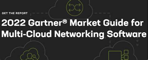 Elisabeta Tioc On Linkedin 2022 Gartner Market Guide Multi Cloud Networking Software