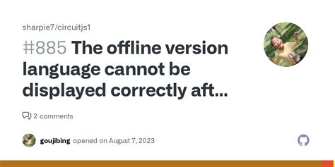The Offline Version Language Cannot Be Displayed Correctly After