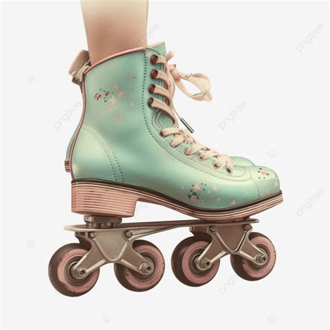 귀여운 복고풍 롤러 스케이트 홍어 롤러 구두 Png 일러스트 및 이미지 에 대한 무료 다운로드 Pngtree