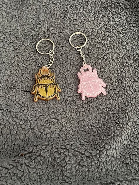 Imperfect Bug Resin Keyring Etsy