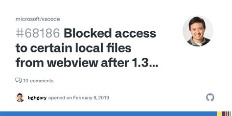 Blocked Access To Certain Local Files From Webview After 131 Update · Issue 68186 · Microsoft